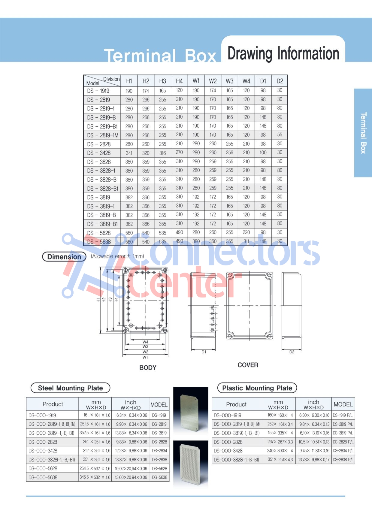 HIBOX Terminal Box DSE Junction Boxes กล่องพักสายไฟแบบกันน้ำ